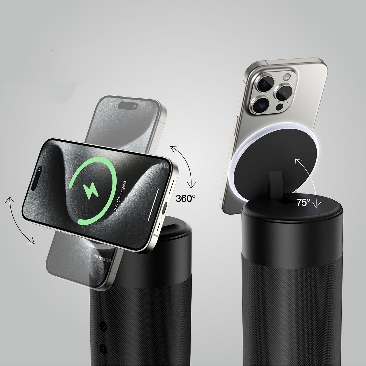 AMAZINGTHING | Explorer Pro Mag 4 in 1 | Charging Stand With Speaker Series
